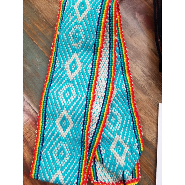 Handwoven Q'ero Chumpi Belt – Sage Moon