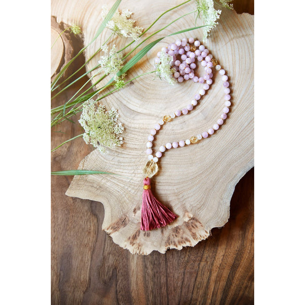 Self Compassion Kunzite ethical stones Mala – Sage Moon